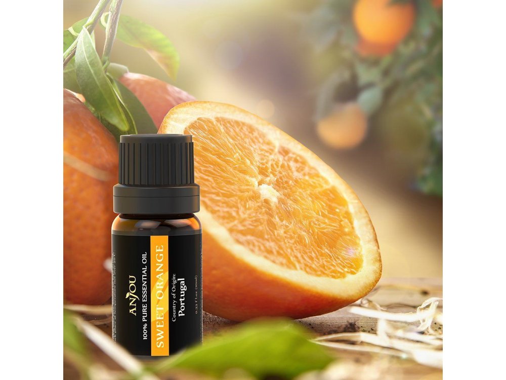Anjou Essential Oils Set Of 6 10ml Bottles 100 Pure Aromatherapy