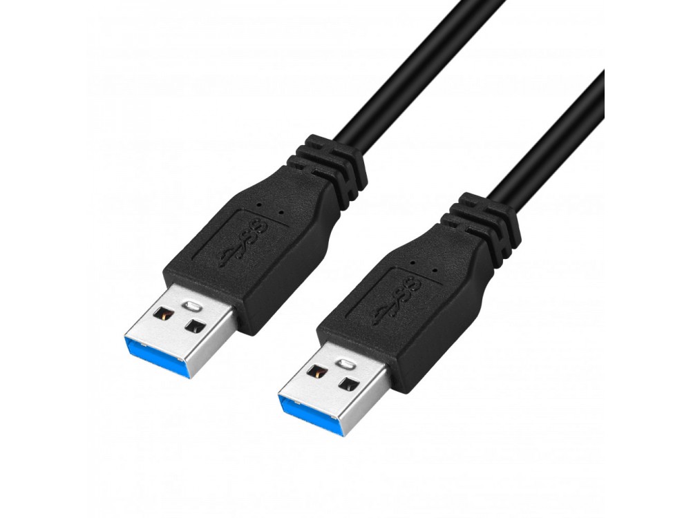 Techly USB-A 3.2 5Gbps Male to Male Cable 2m. USB Cable Male to Male ...